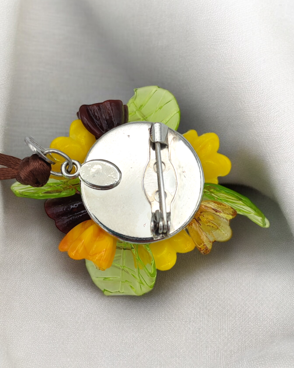 Girasole "Campo fiorito" Necklace – CRAZY4GLASS